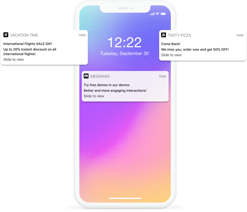 Deliver Mobile Push Notifications - Messangi Deliver Mobile Push Notifications - Messangi